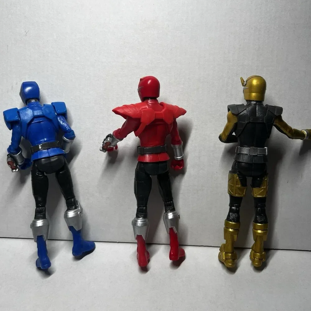 Hasbro | Toys | Power Rangers Beast Morphers Figure Lot Red Blue Gold 6 ...
